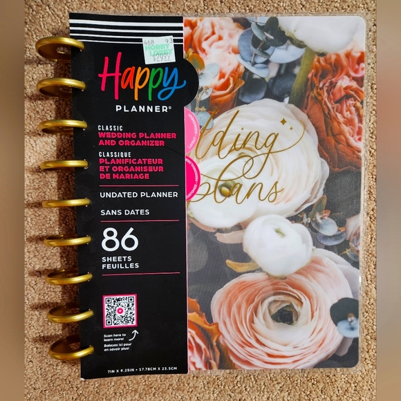 The Happy Planner | Other | The Happy Planner Classic Wedding Planner ...